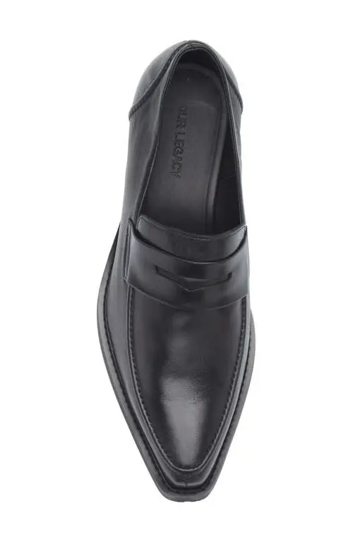 Our Legacy Cypher Penny Loafer - Sombre Satin Bovine | Editorialist